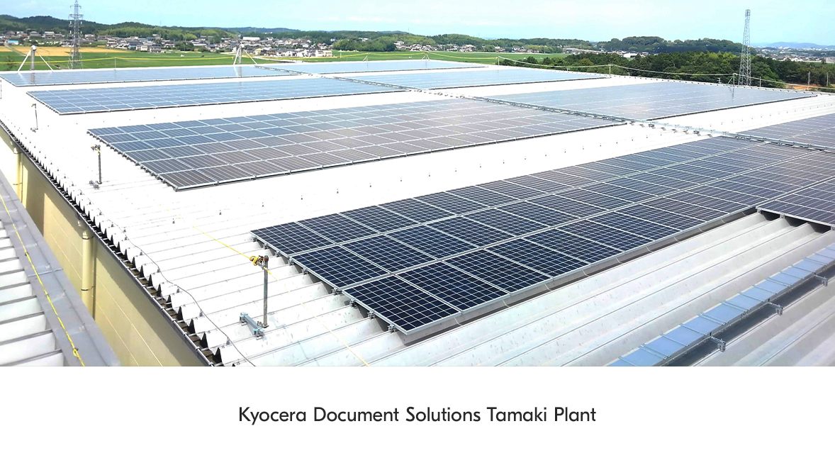 Kyocera 100% renewable energy manufacturing plants | Kyocera